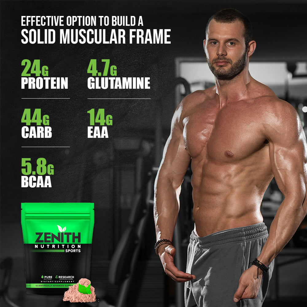 Essential whey with 24g protein per serving